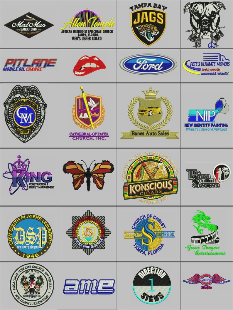 Custom Image Logo Digitizing - Custom Embroidery Digitizing, Logo ...