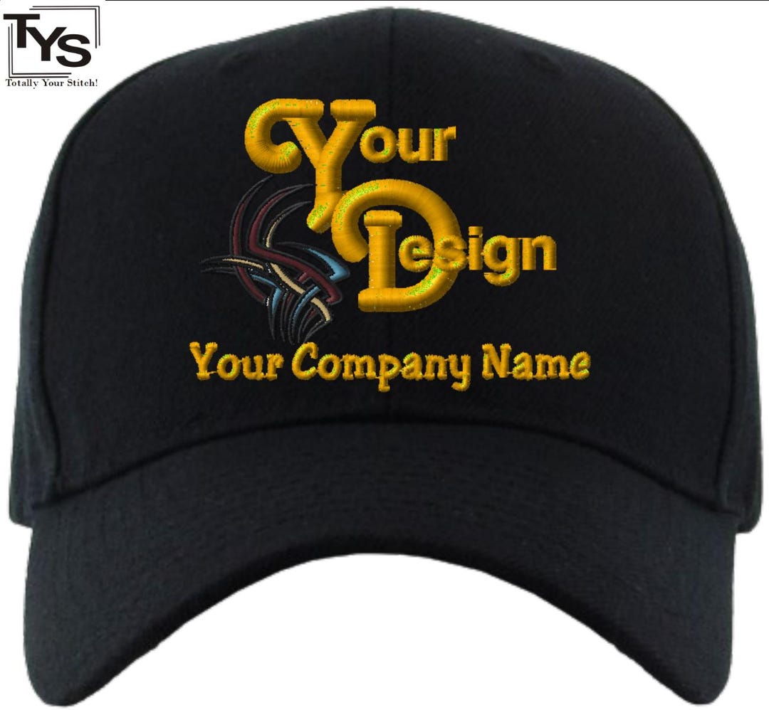 Adult Personalized Adjustable Ball Caps Custom Text Hats With Logo ...