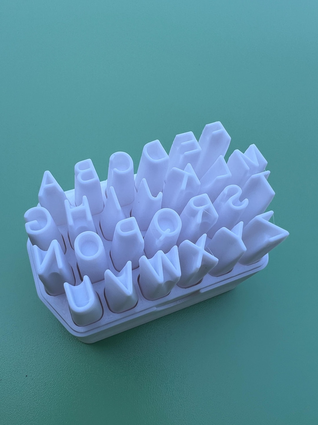 Mini Alphabet Clay Stamps: Lumios Typewriter Font, 8mm - Etsy