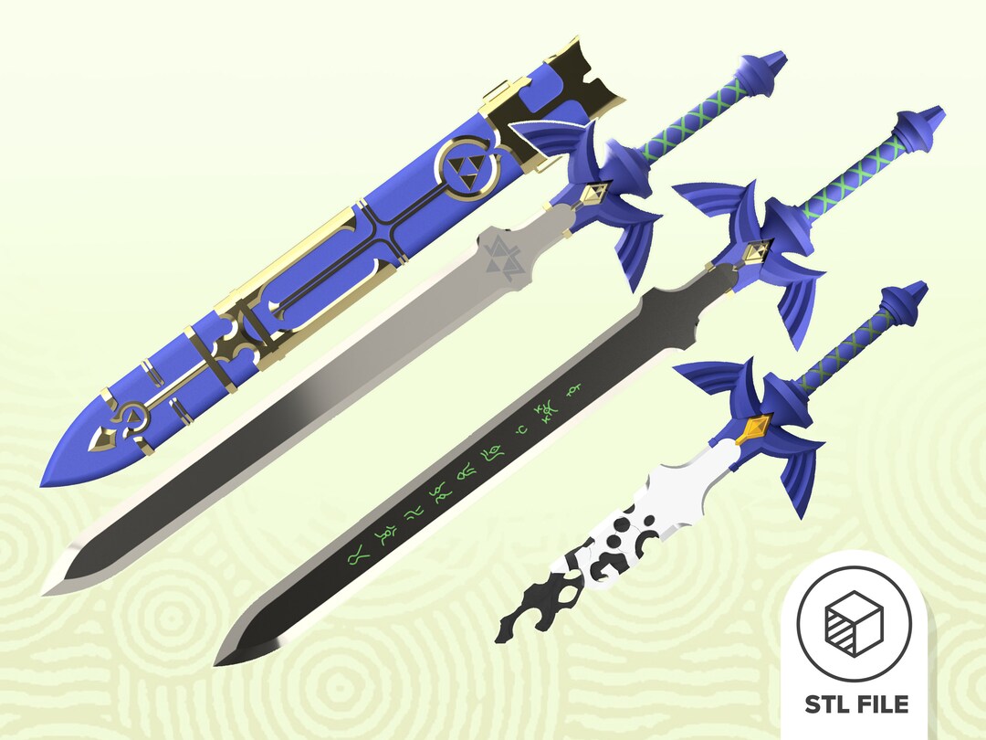 Ultimate Master Sword Bundle | STL File for 3D Printing | Legend of ...