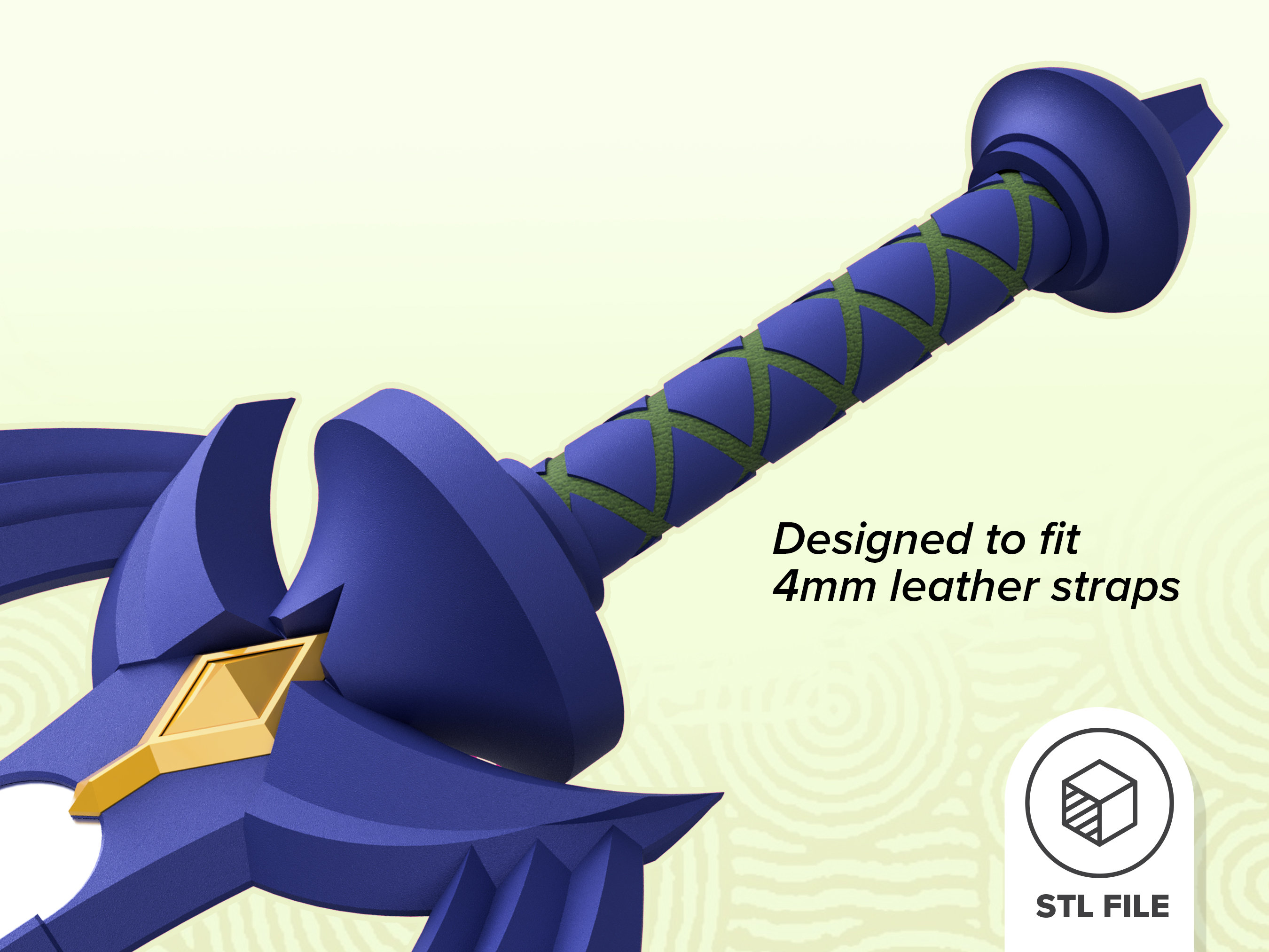 Decayed Master Sword STL File for 3D Printing | Legend of Zelda Tears ...