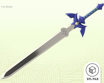 Decayed Master Sword STL File for 3D Printing Legend of Zelda Tears of ...