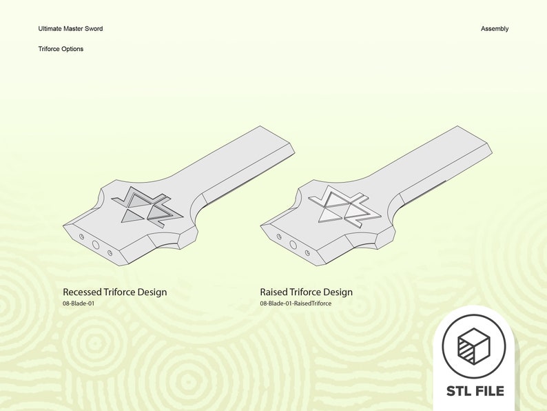 Ultimate Master Sword STL File for 3D Printing Legend of Zelda Inspired ...