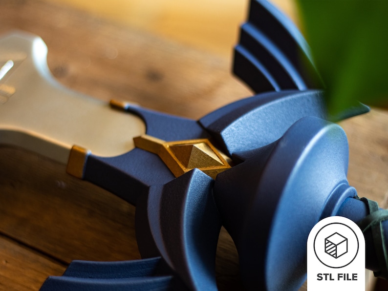 Decayed Master Sword STL File for 3D Printing Legend of Zelda Tears of ...