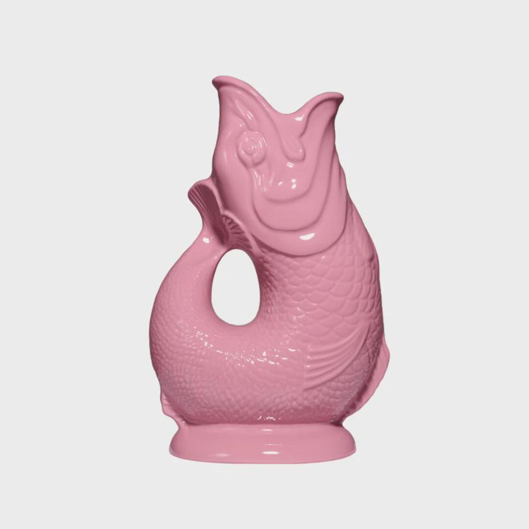 Pink Mini Gluggle Jug - Etsy UK