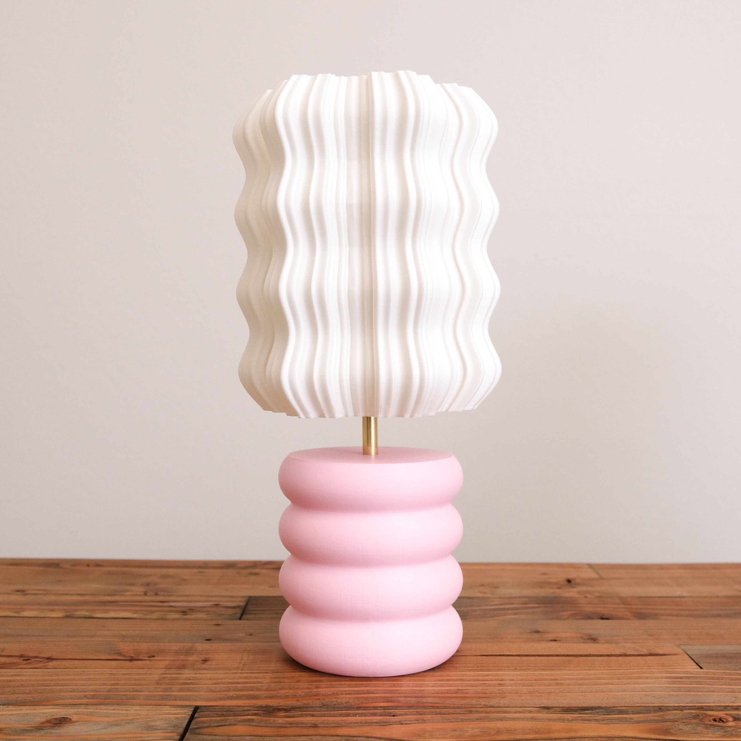 AUDREY CLASSIC Wavy Lamp | Bubble Desk Lamp | 3D Printed Mushroom Light ...
