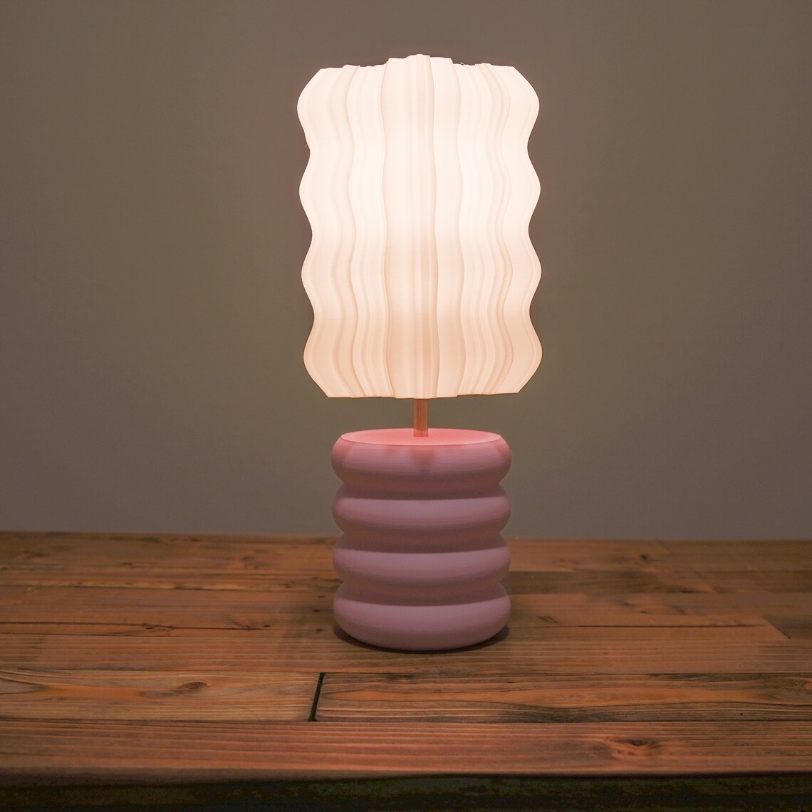 AUDREY CLASSIC Wavy Lamp Bubble Desk Lamp 3D Printed Mushroom Light ...