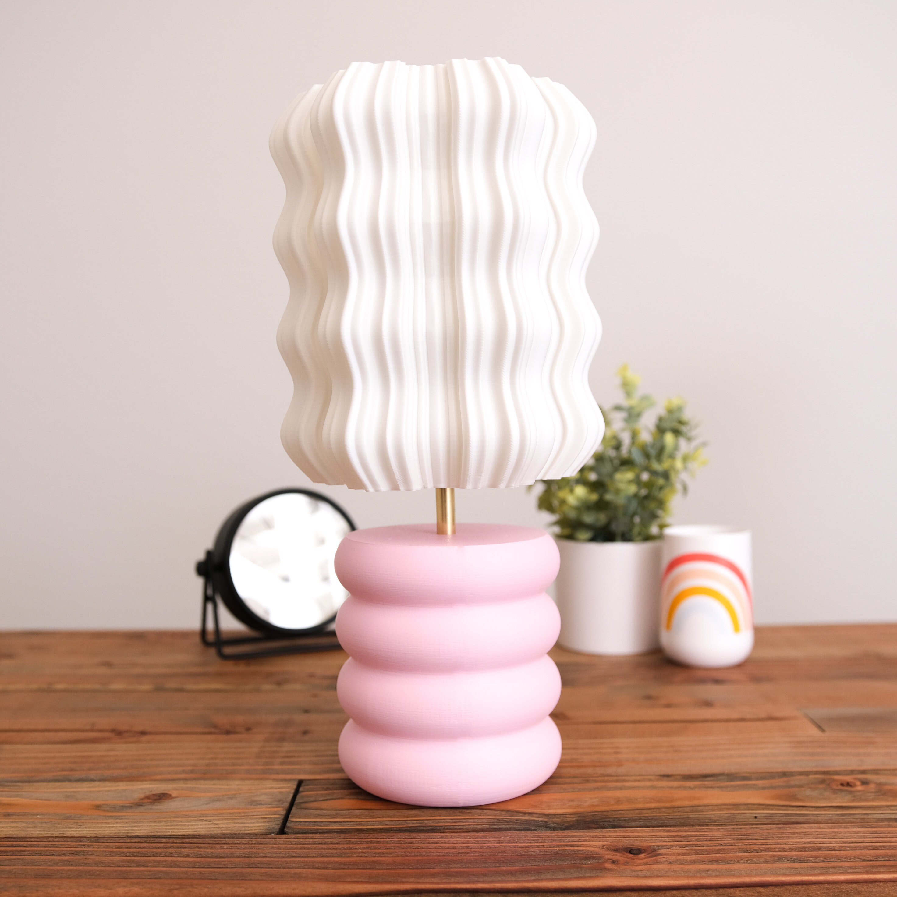 AUDREY CLASSIC Wavy Lamp | Bubble Desk Lamp | 3D Printed Mushroom Light ...