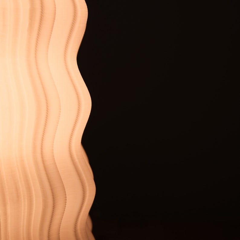 AUDREY CLASSIC Wavy Lamp | Bubble Desk Lamp | 3D Printed Mushroom Light ...