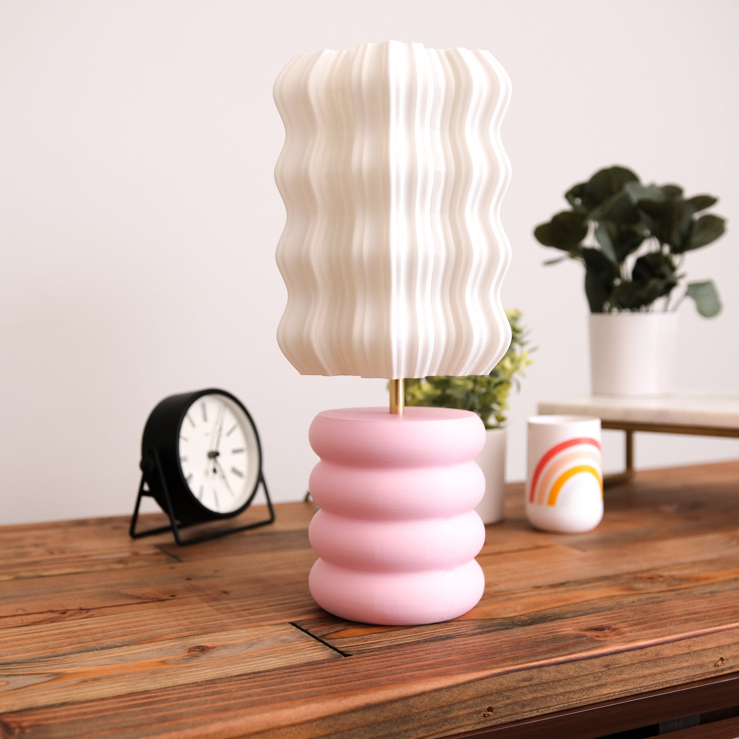 AUDREY CLASSIC Wavy Lamp Bubble Desk Lamp 3D Printed Mushroom Light ...