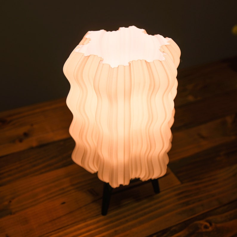 GRACE Wavy Lamp Table Lamp | Made by Morii - Etsy