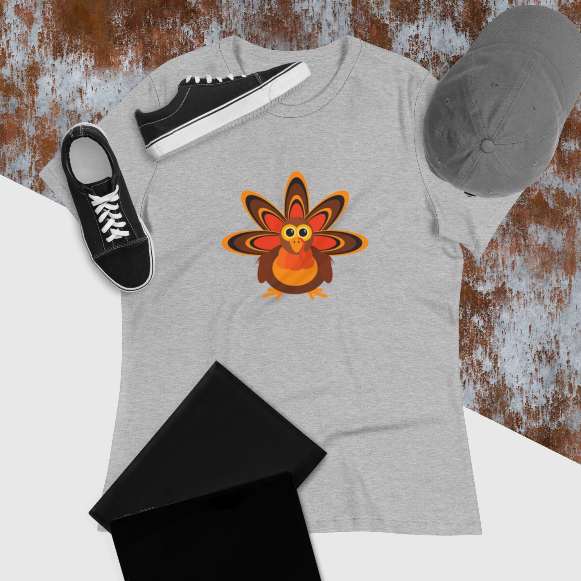 Women's Relaxed T-shirt With Turkey - Etsy