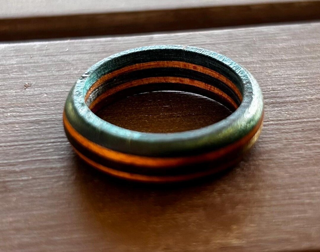 Handmade Recycled Skateboard Ring Size 12.25 - Etsy