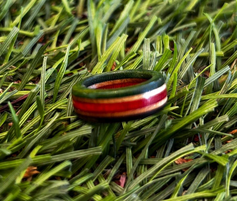 Handmade Recycled Skateboard Ring Size 2.5 - Etsy