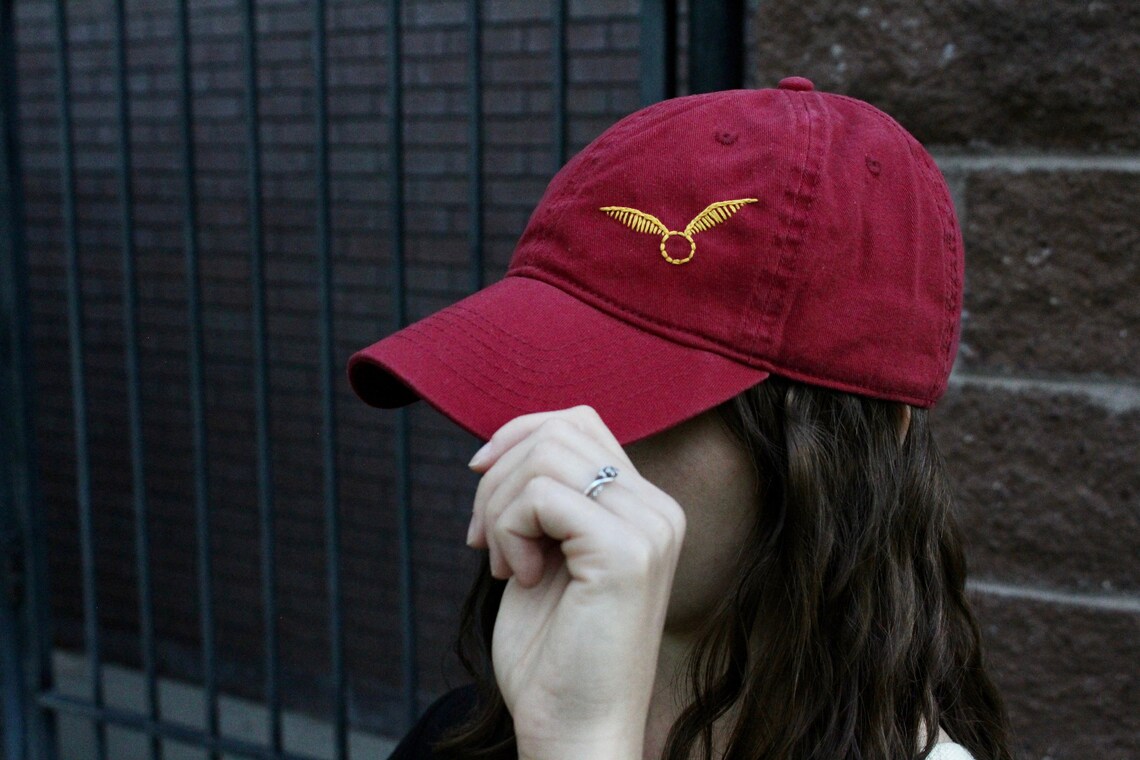 Golden Snitch Hat Hand Embroidered - Etsy