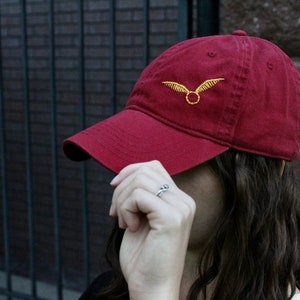 Golden Snitch Hat Hand Embroidered - Etsy