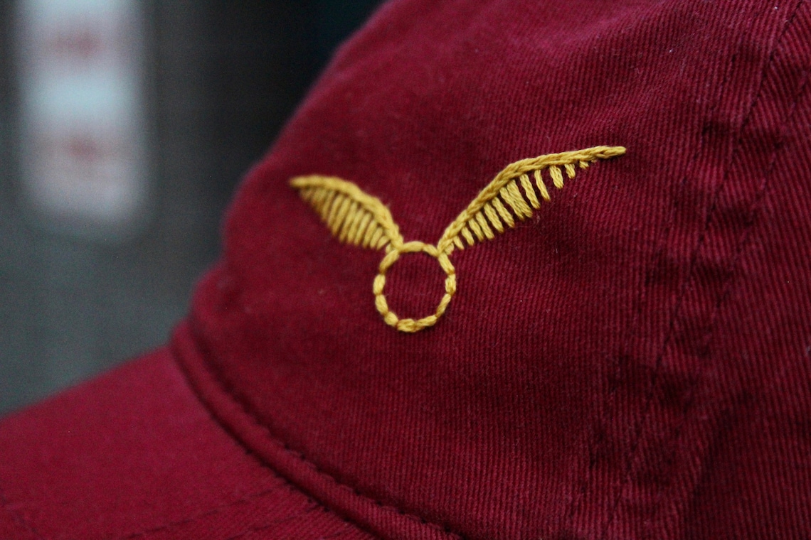 Golden Snitch Hat Hand Embroidered - Etsy