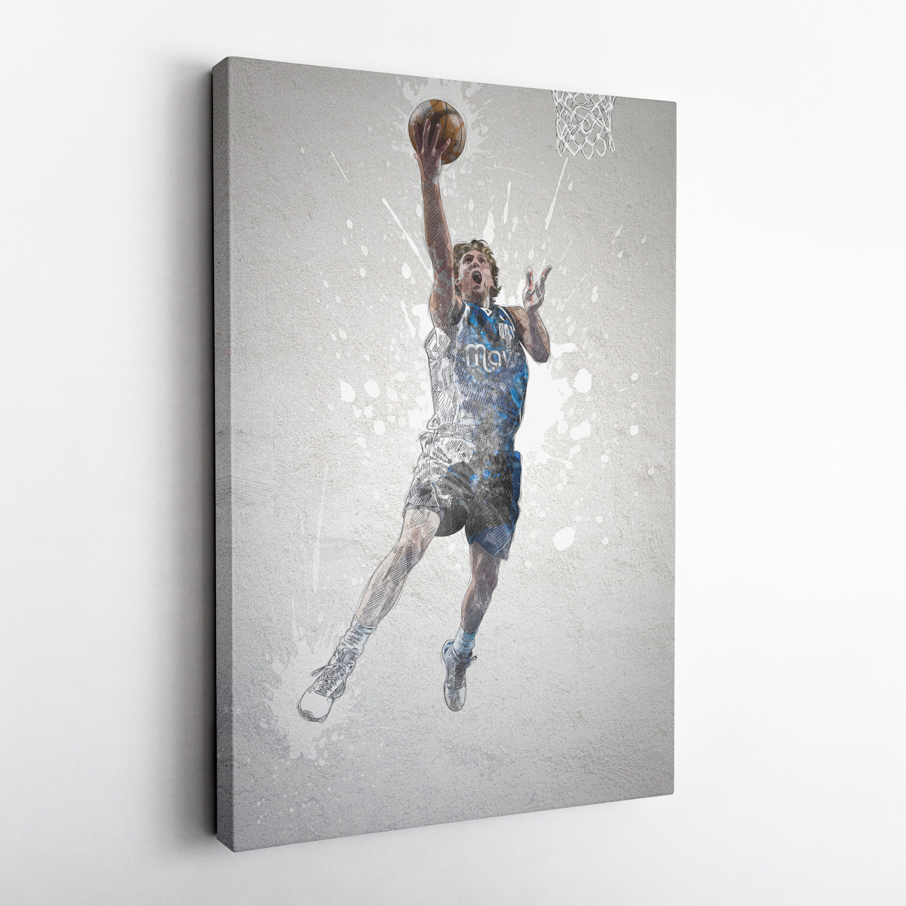 Dirk Nowitzki Poster Dallas Mavericks NBA Framed Wall Art Home - Etsy