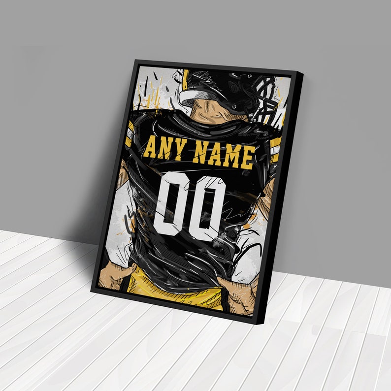 Pittsburgh Steelers Jersey Personalized Jersey NFL Custom Name - Etsy