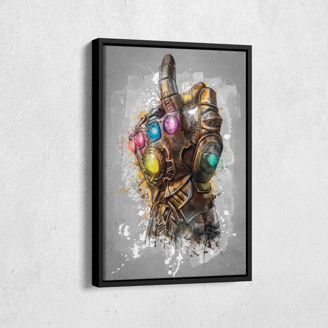 Infinity Gauntlet Poster Marvel Comics Framed Wall Art Home Decor ...
