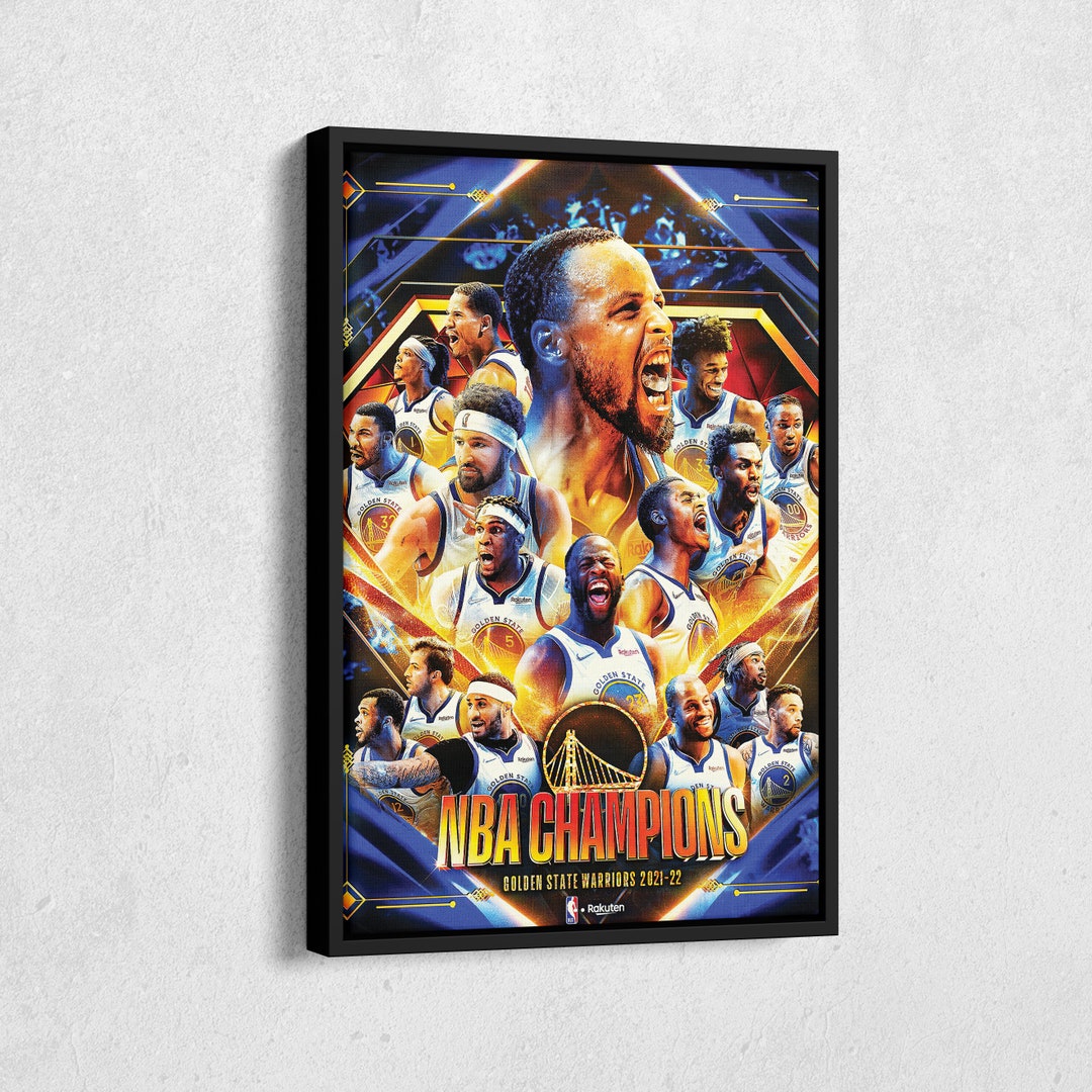 2021-2022 NBA Champions Golden State Warriors Team Squad Poster - Etsy