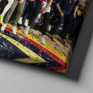 The Denver Nuggets Celebrate With the NBA Championship Trophy Canvas ...