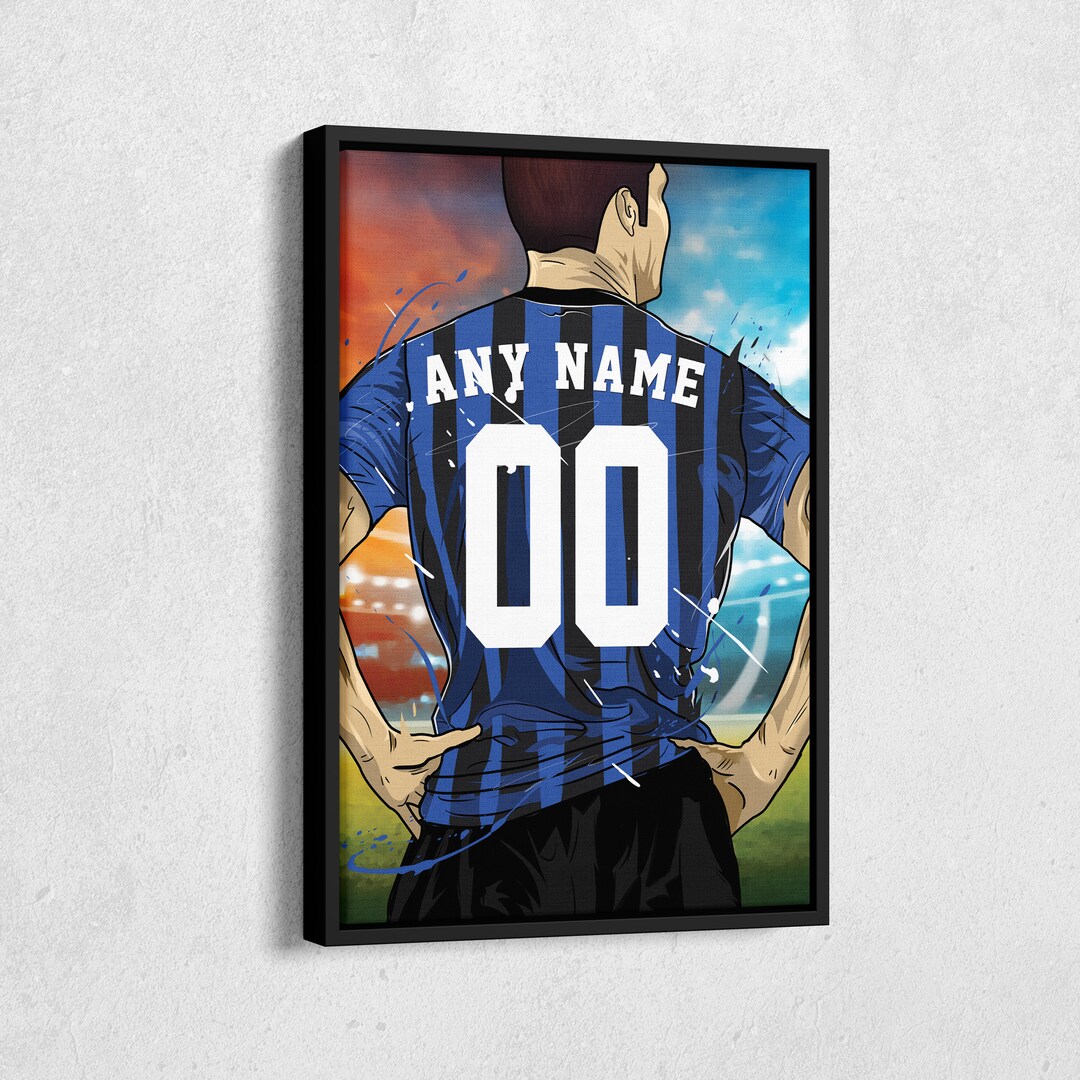 Inter Milan Jersey Soccer Personalized Jersey Custom Name and Number ...
