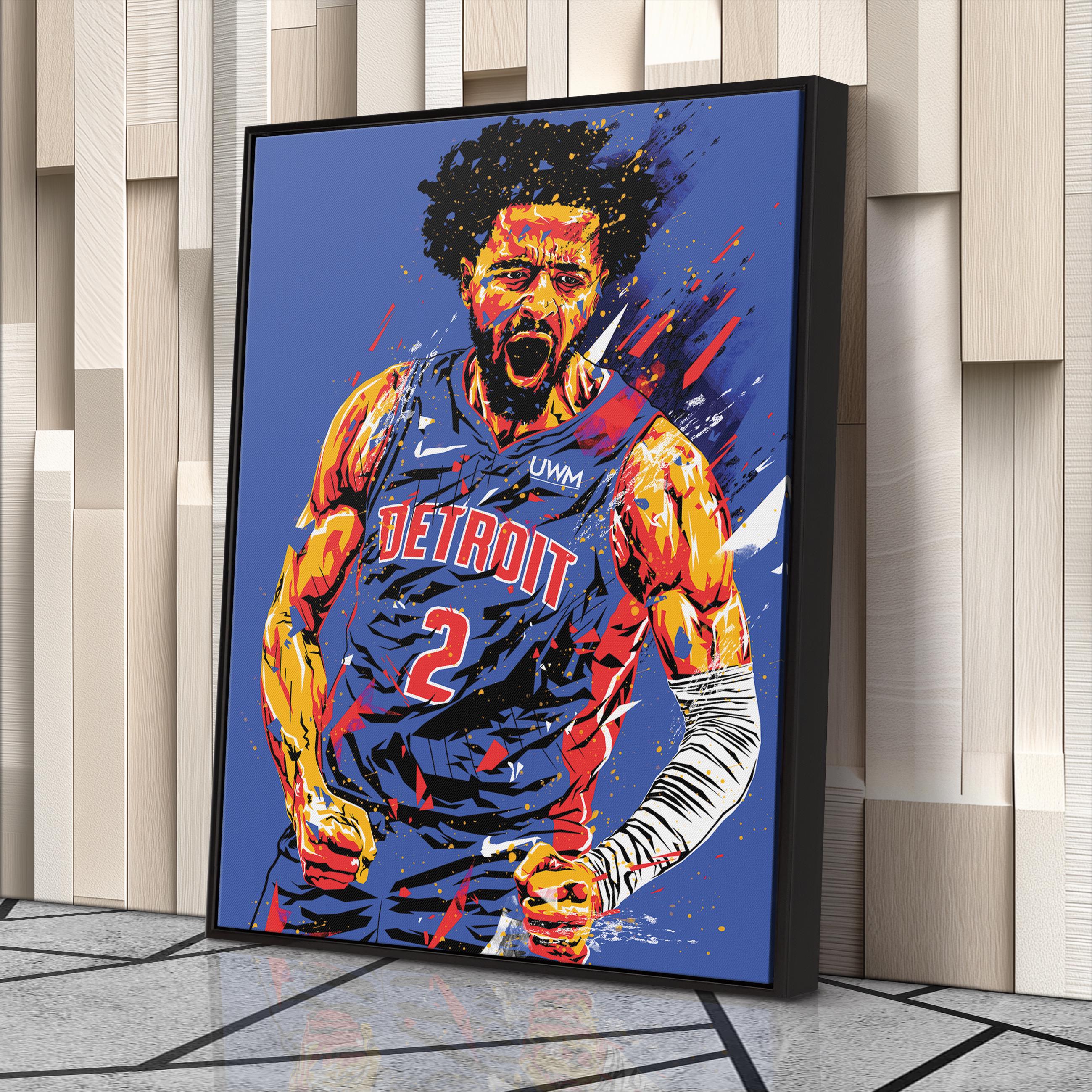 Cade Cunningham Pop Art Canvas Print – Detroit Pistons Wall Decor – NBA ...