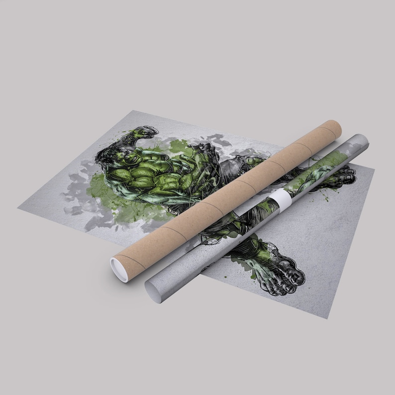 Hulk Poster Marvel Comics Framed Wall Art Home Decor Canvas - Etsy
