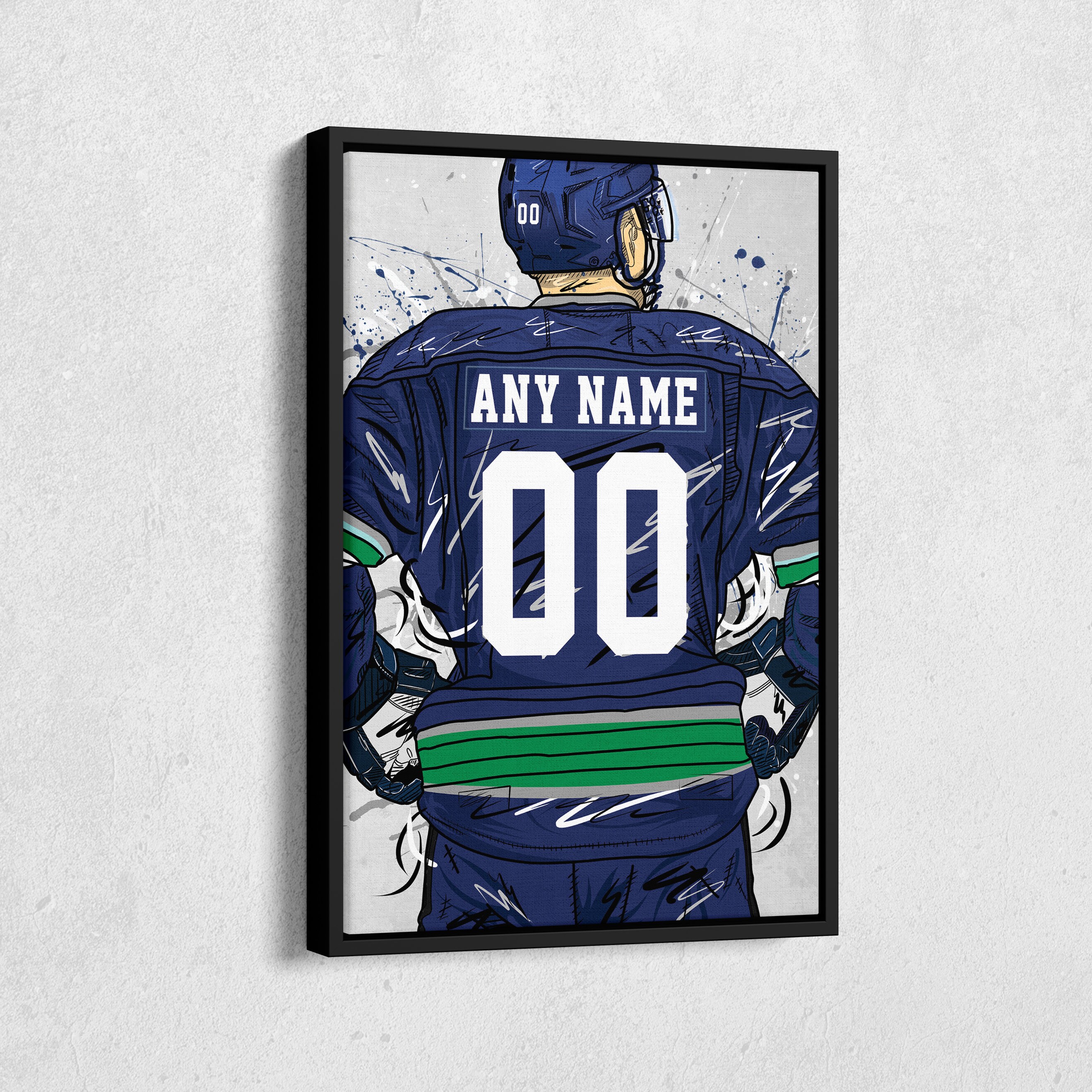 Buy Vancouver Canucks Jersey NHL Neon Personalized Jersey Custom Online ...
