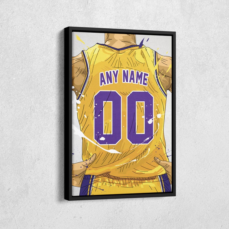 Lakers Canvas - Etsy