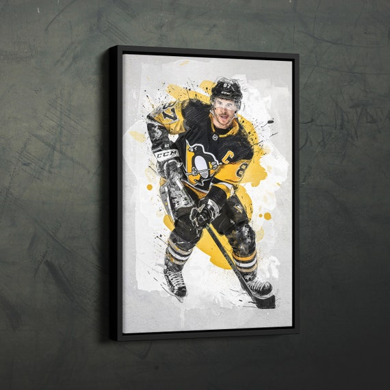 Sidney Crosby Poster Pittsburgh Penguins NHL Framed Wall Art - Etsy