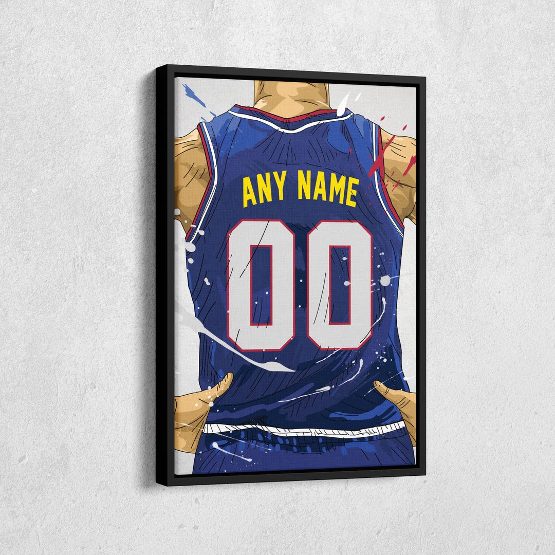 Denver Nuggets Jersey Personalized Jersey NBA Custom Name and Number ...