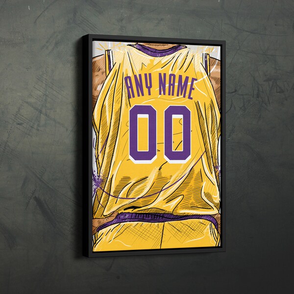 Lakers Canvas - Etsy