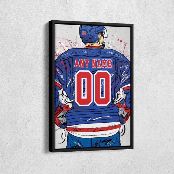 New York Rangers Canvas Art - Etsy