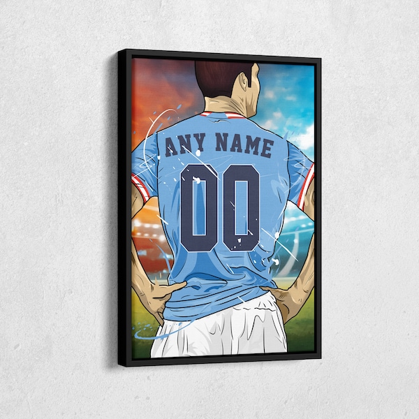 Manchester City Custom Jersey - Etsy