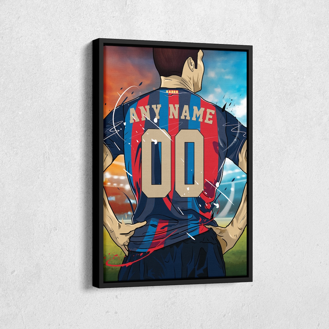 FC Barcelona Jersey Soccer Personalized Jersey Custom Name and Number ...