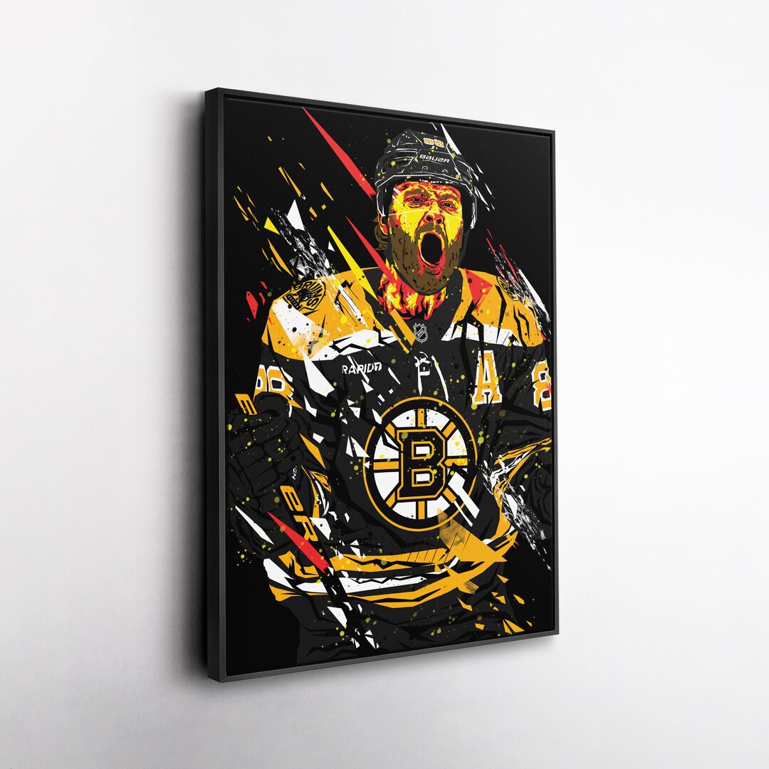 David Pastrnak Pop Art Canvas Print – Boston Bruins Wall Decor – NHL ...