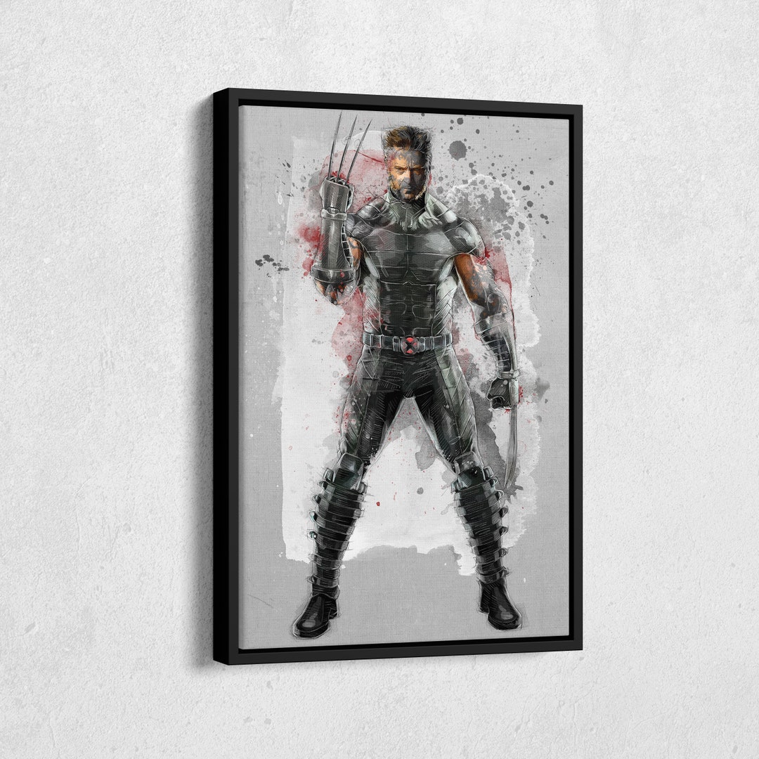 Wolverine Poster Marvel Comics Canvas Wall Art Home Decor Framed Poster ...