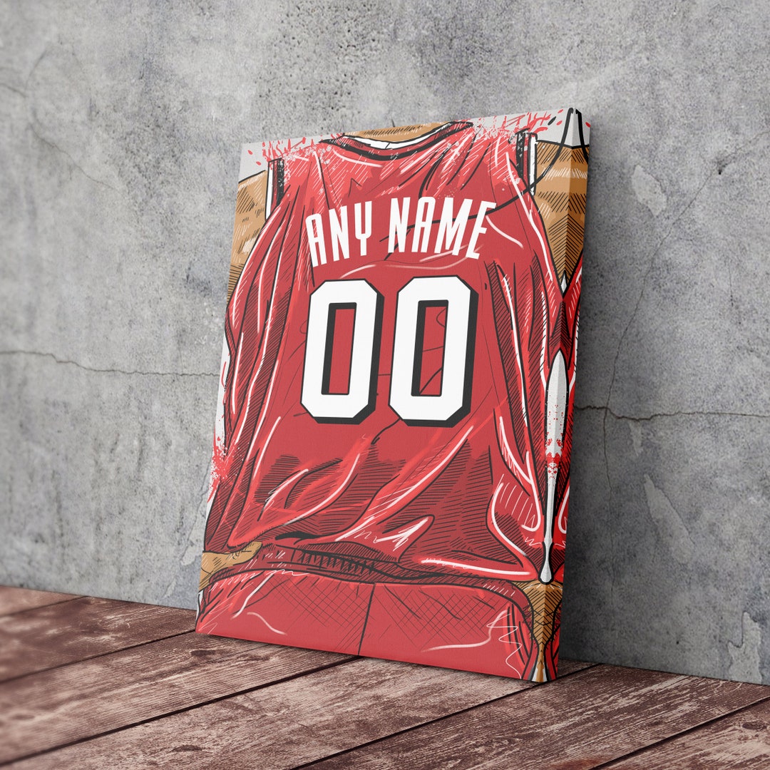 Digital File - Chicago Bulls Jersey Personalized Jersey NBA Custom Name ...