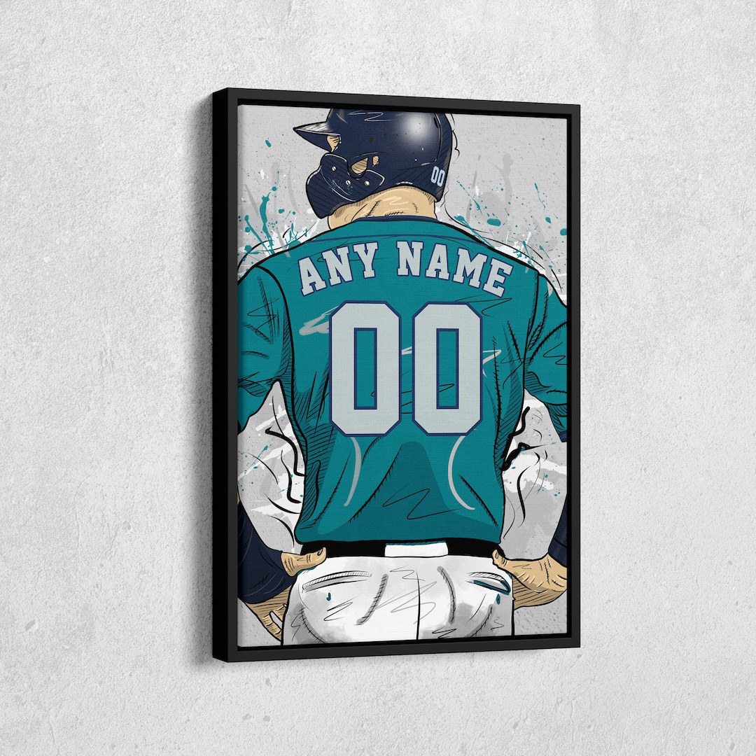 Seattle Mariners Jersey MLB Personalized Jersey Custom Name and Number ...