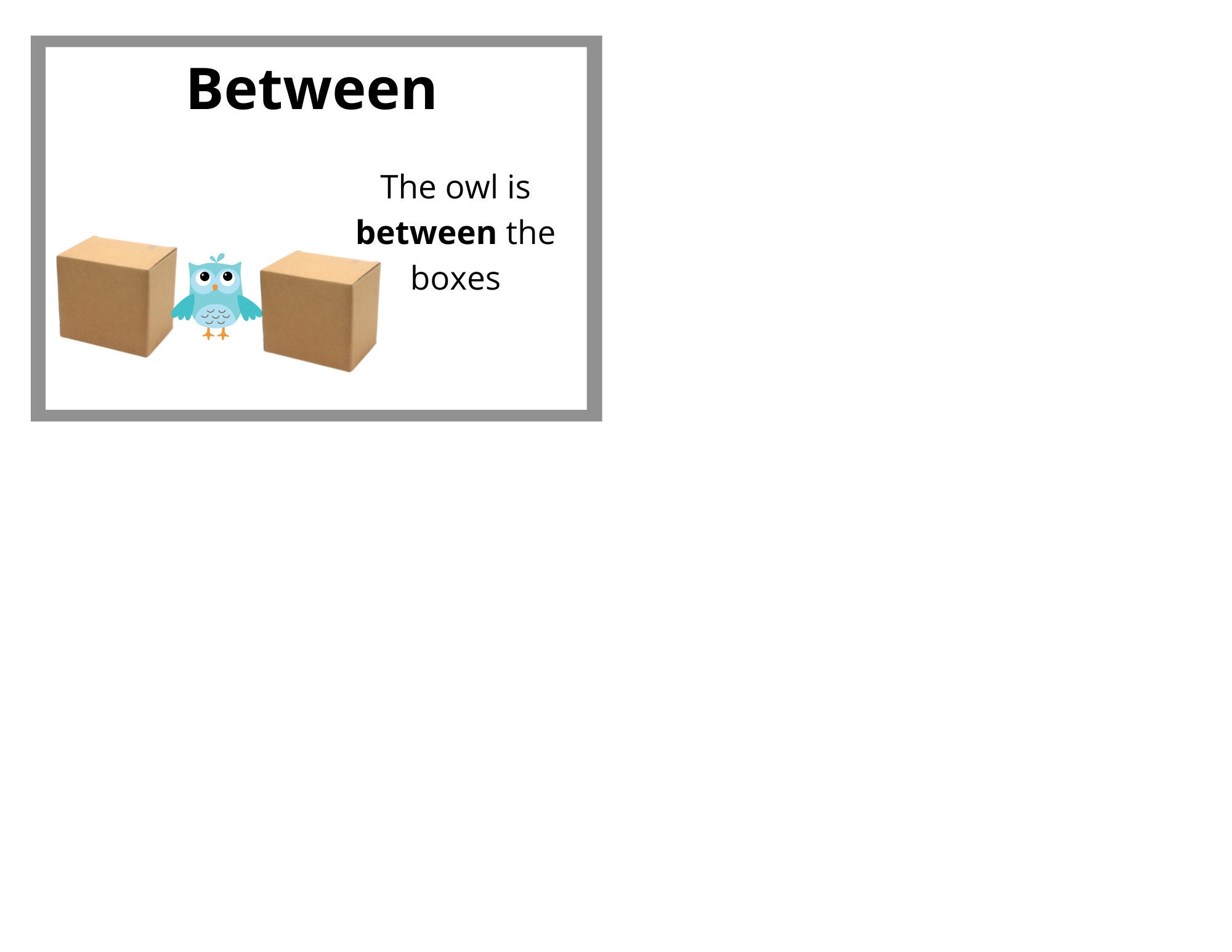 Preposition Flash Cards, Flash Cards, Learn Prepositions, Teach ...