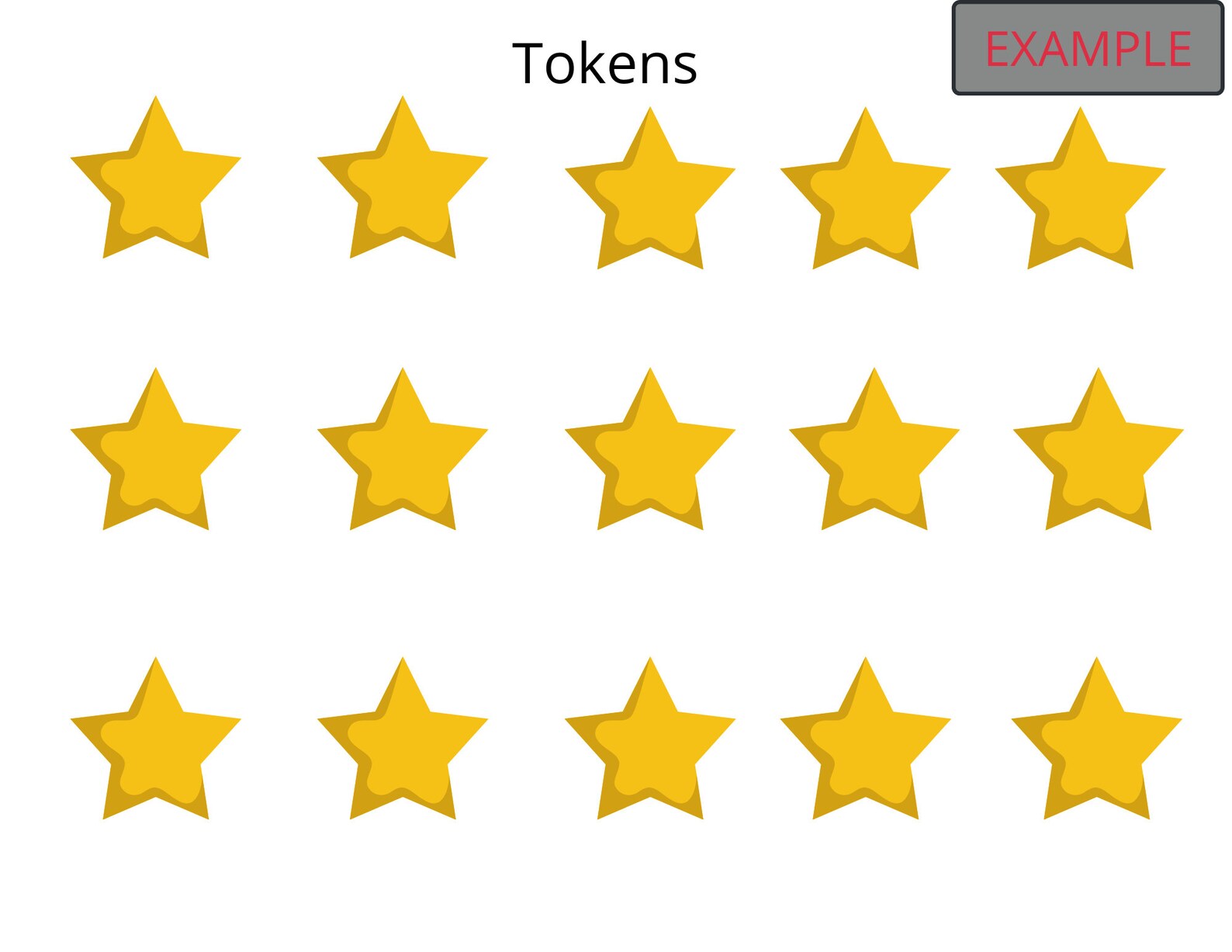 Token Board Template, Custom Token Board, ABA Token Board, Token Board ...