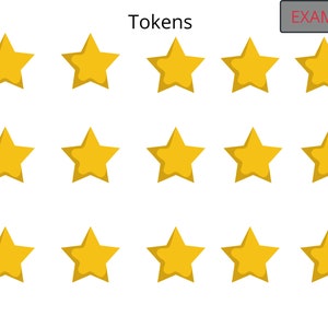 Token Board Template, Custom Token Board, ABA Token Board, Token Board ...