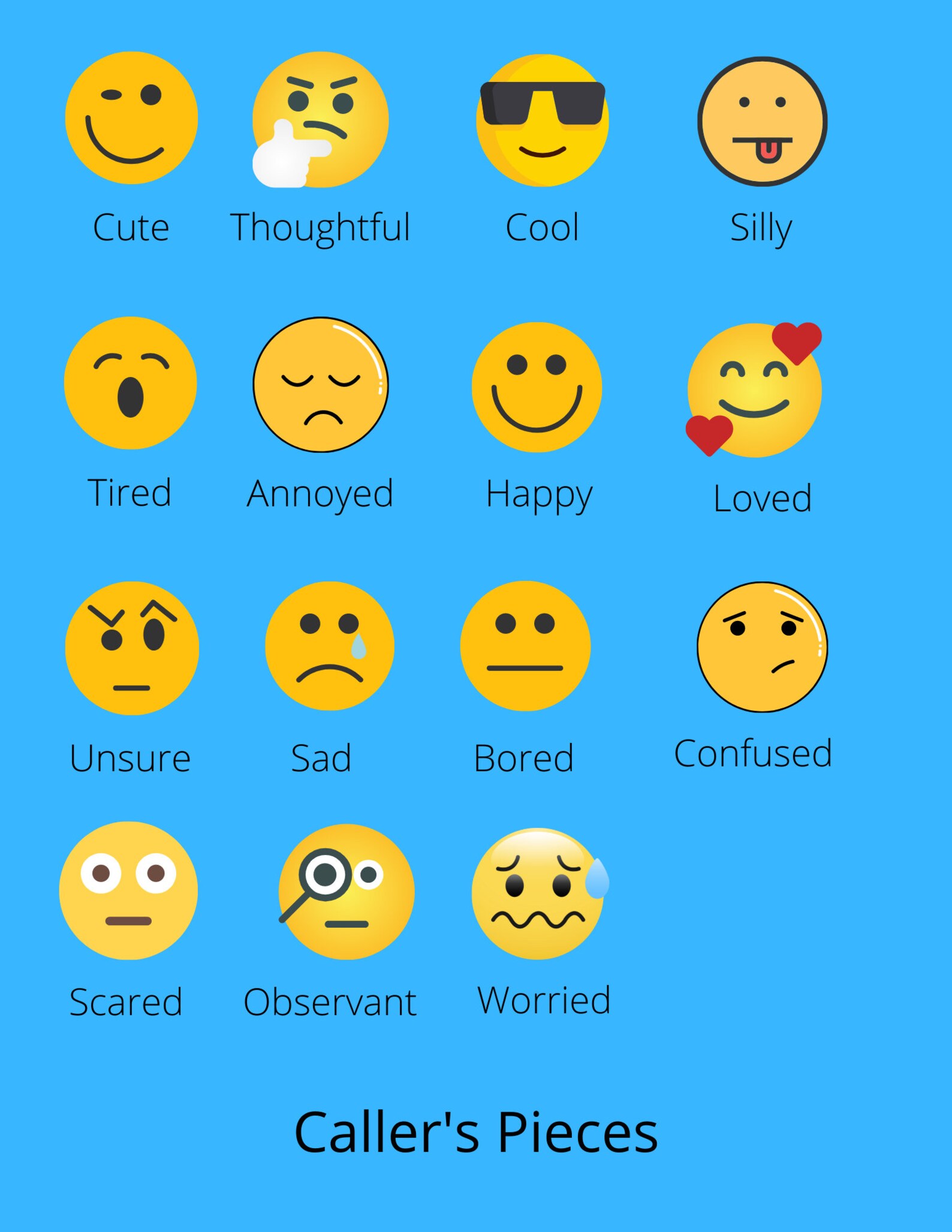 BINGO, Emotions BINGO Game, ABA Games, Learning Emotions, Emotion ...