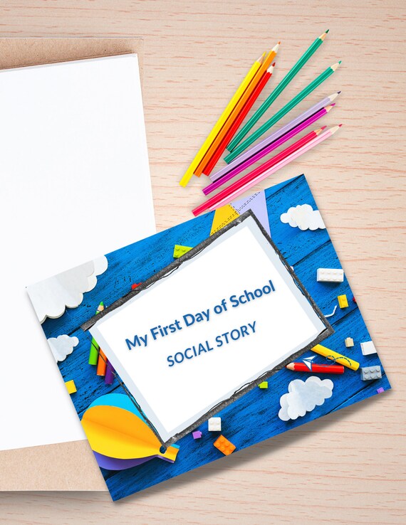 Social Story First Day of School Social Story Story for - Etsy