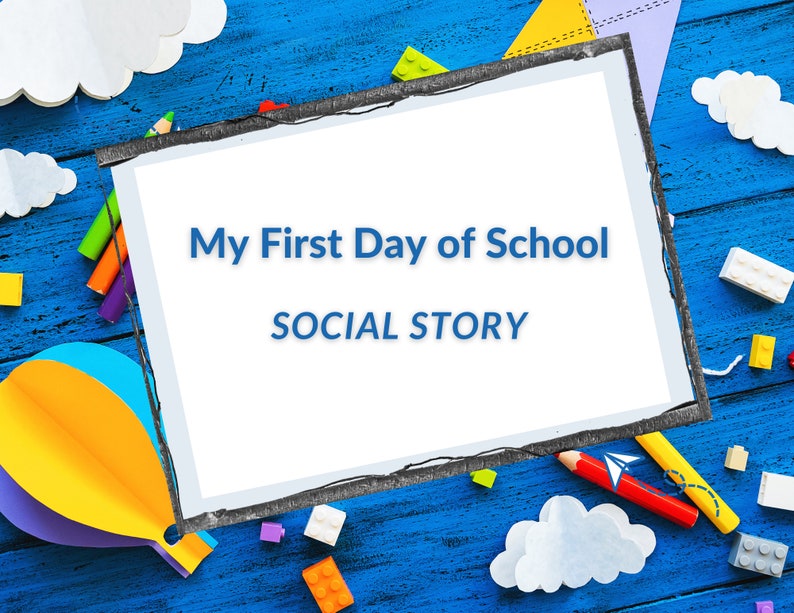 Social Story, First Day of School Social Story, Story for Anxiety ...