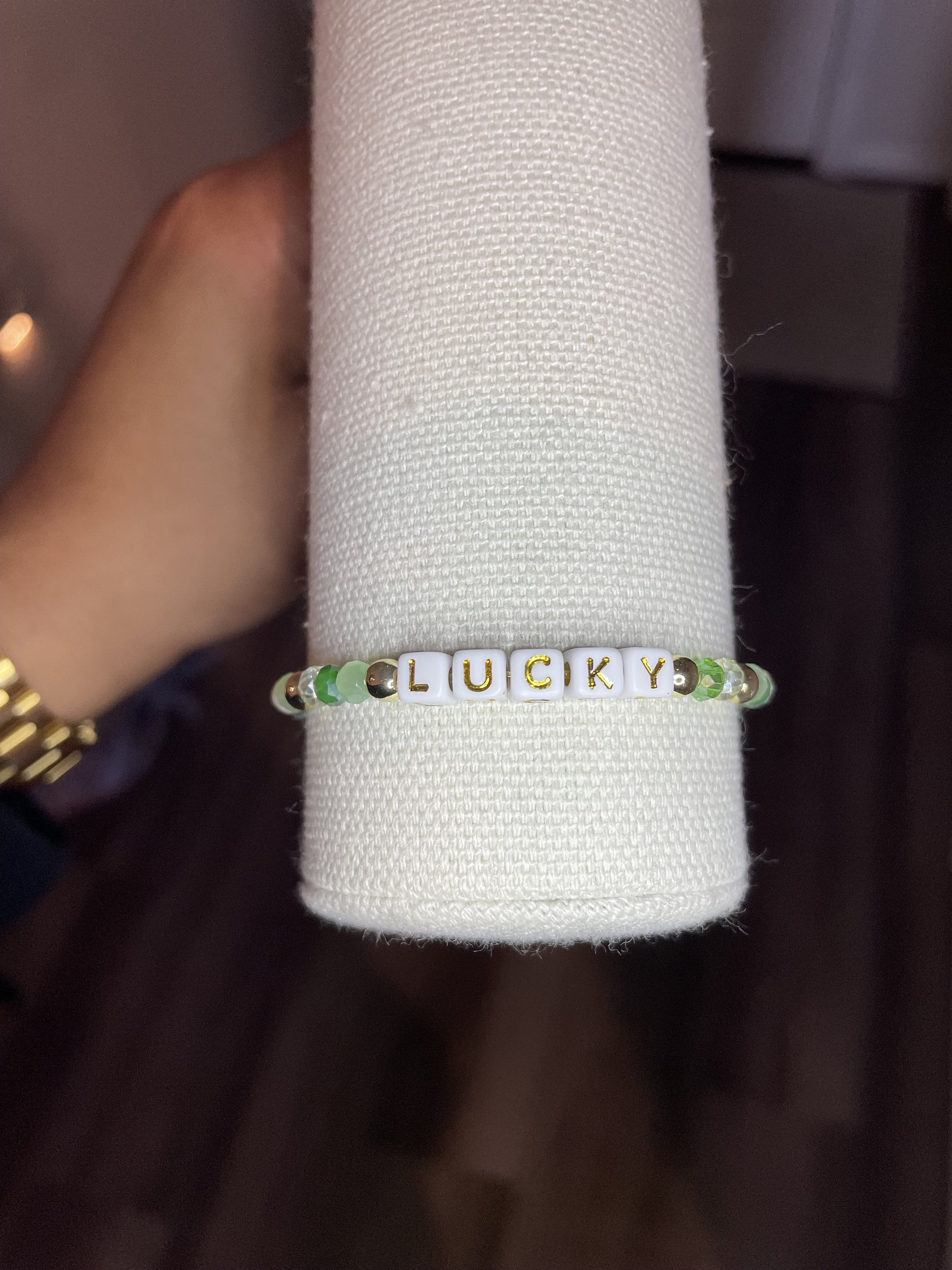 St Patricks Day Bracelet, Lucky Bracelet, Green Bracelet - Etsy