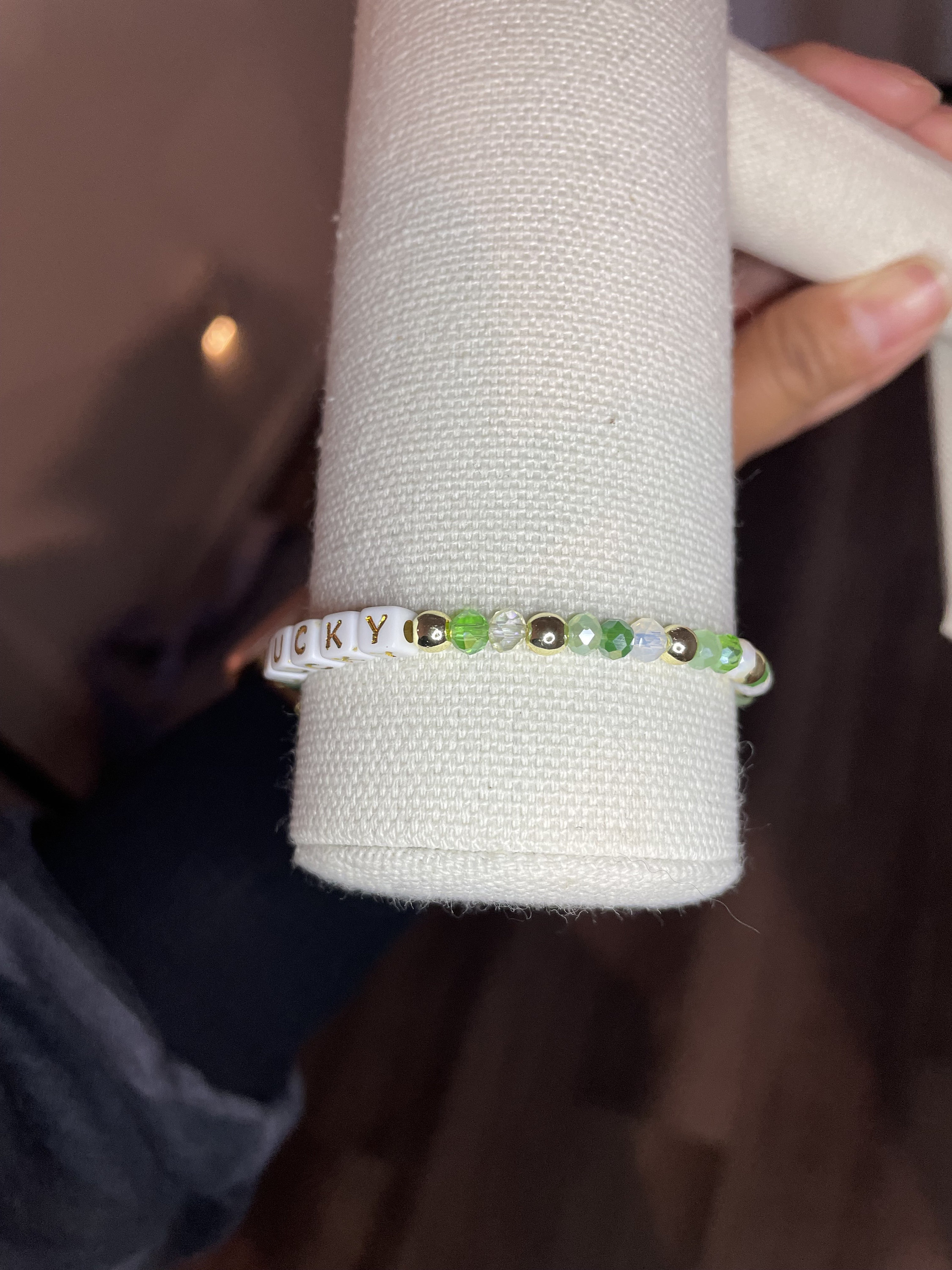 St Patricks Day Bracelet, Lucky Bracelet, Green Bracelet - Etsy