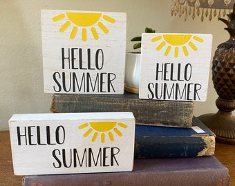 Small Wood Block Sign - Etsy